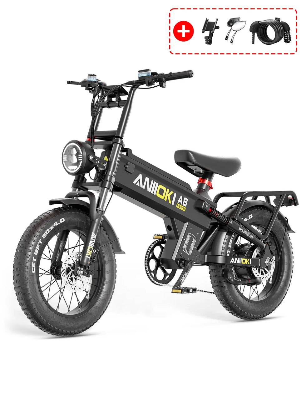 Aniioki A8 Electric All Terrain Fat Bike for Adults – aniiokiebike