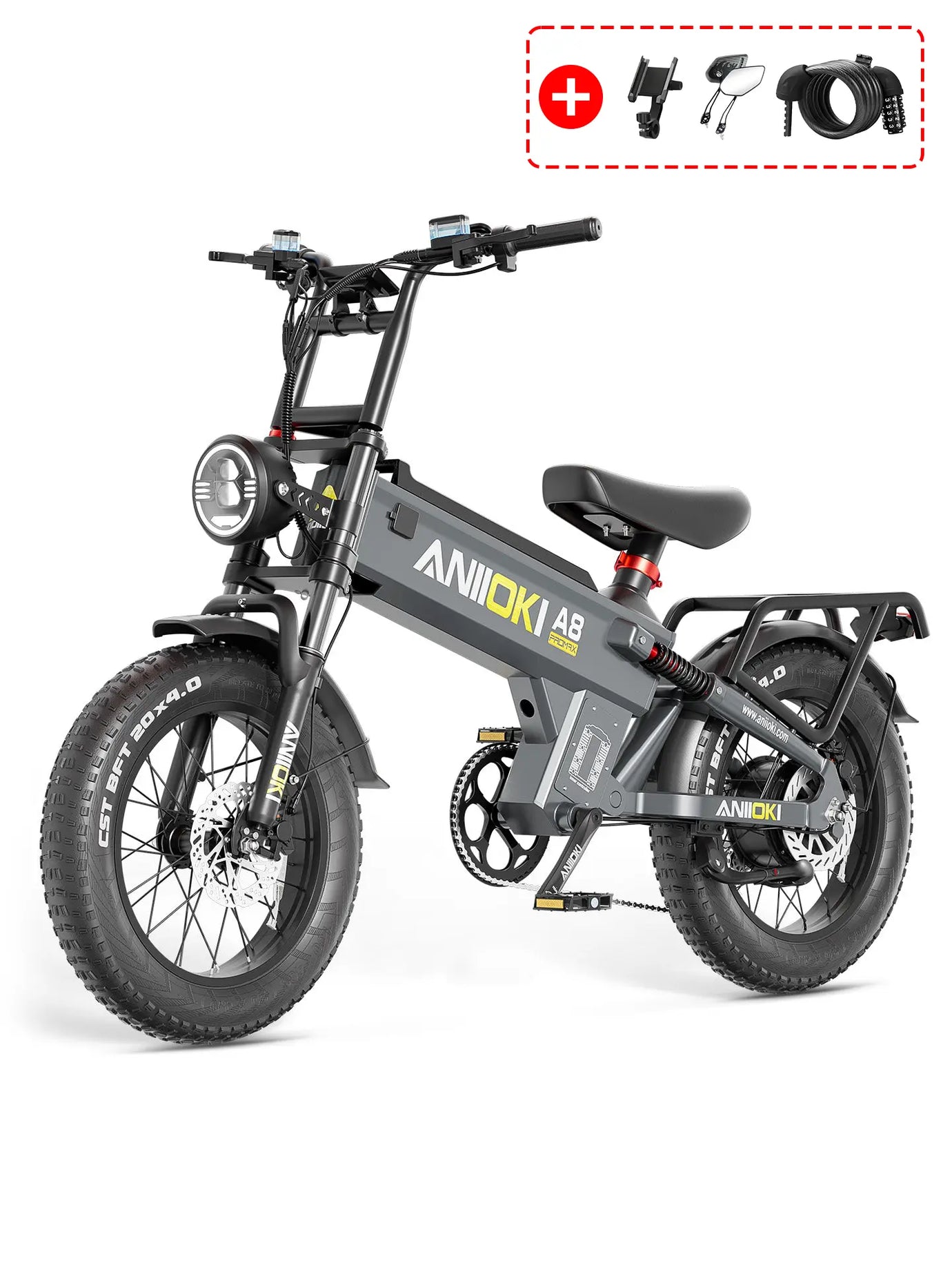Aniioki A8 Electric All Terrain Fat Bike for Adults – aniiokiebike