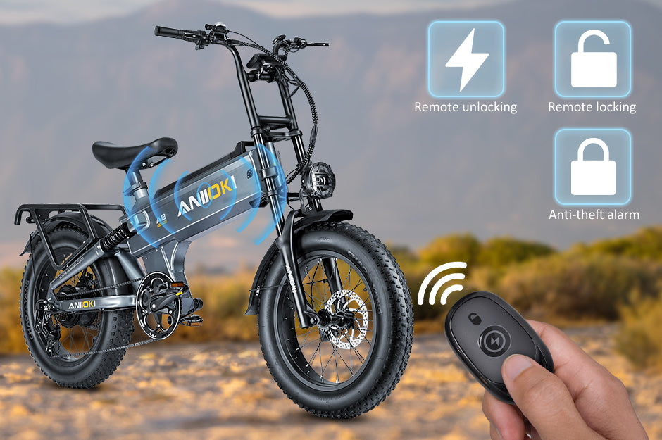 Aniioki A8 Electric All Terrain Fat Bike for Adults,1000Wh Premium Long ...