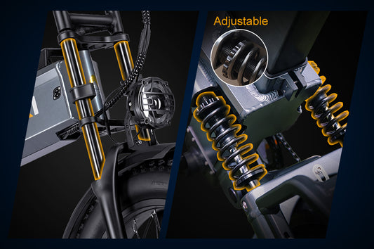 Aniioki A8 Electric All Terrain Fat Bike for Adults, 1000Wh Premium ...